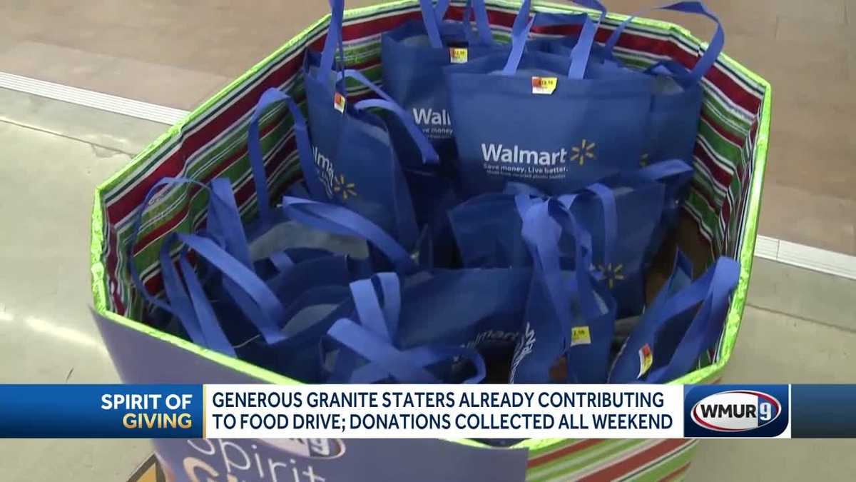 Generous Granite Staters already contributing to food drive