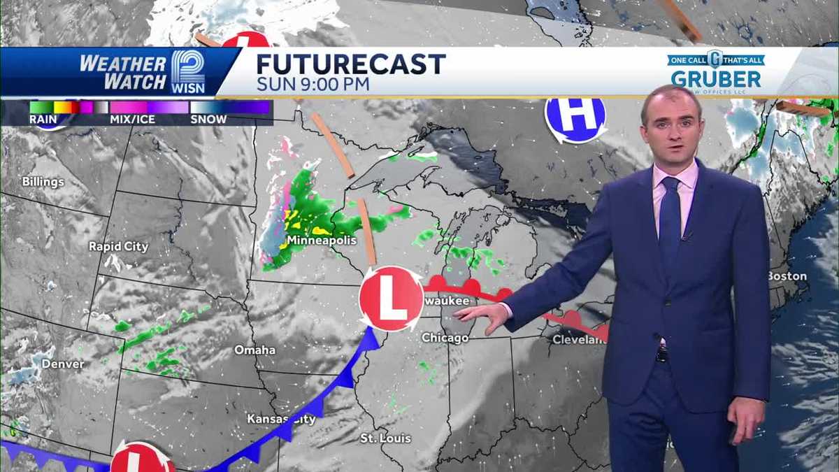 Weather: Sunday Night Shower Chance