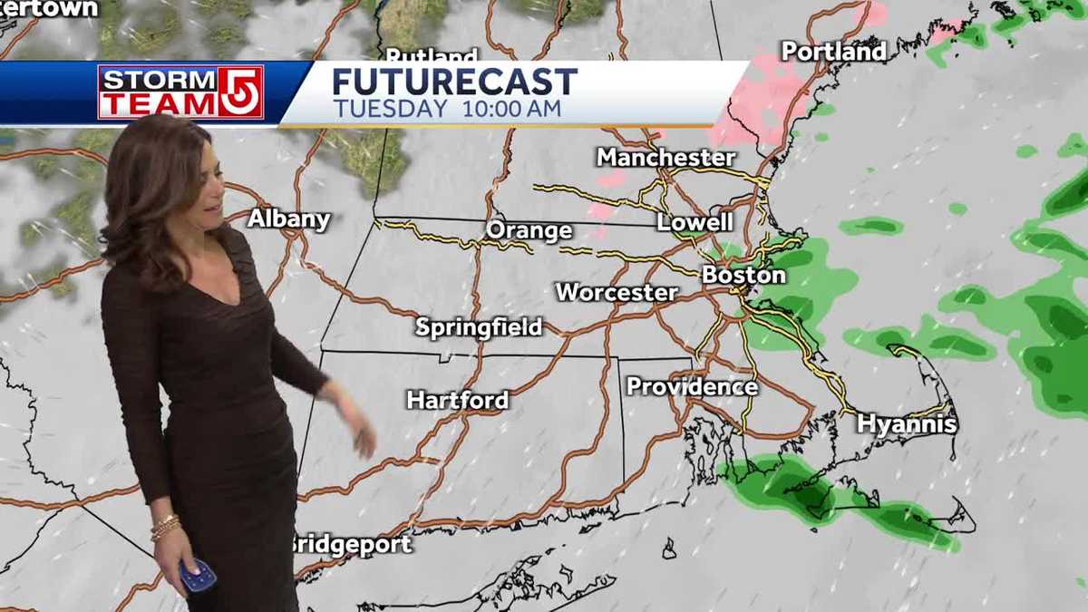 Video: Raw, northeast wind keeping temps down