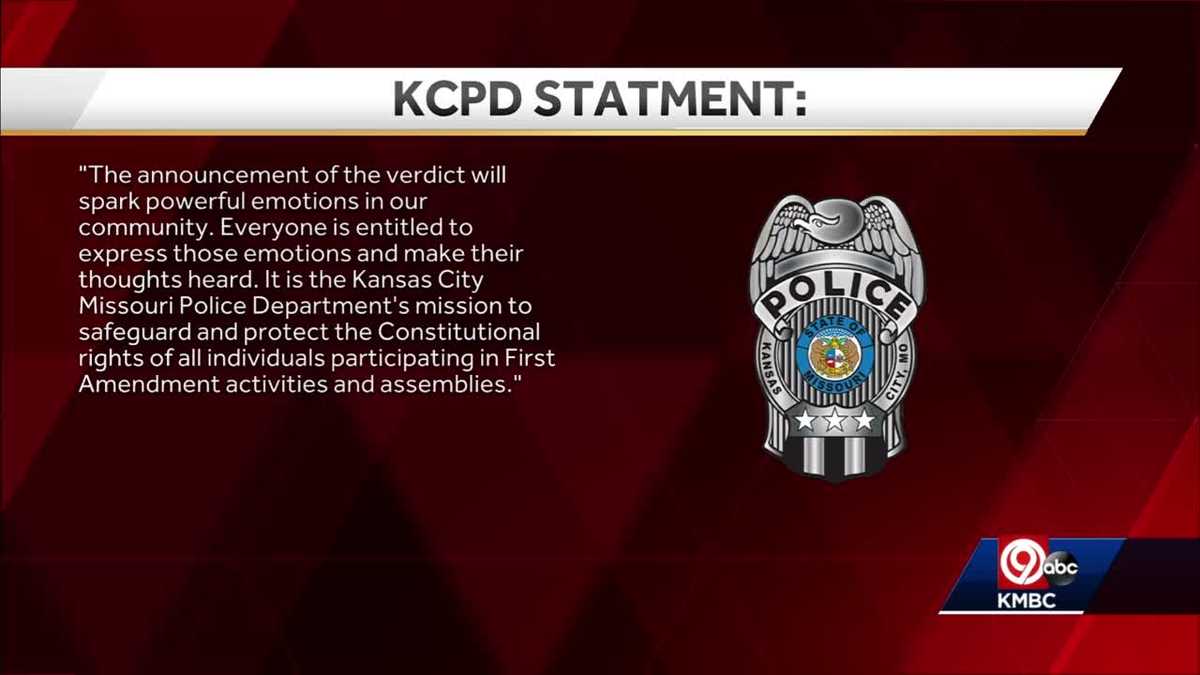 KCPD says it supports outcome in Derek Chauvin's trial