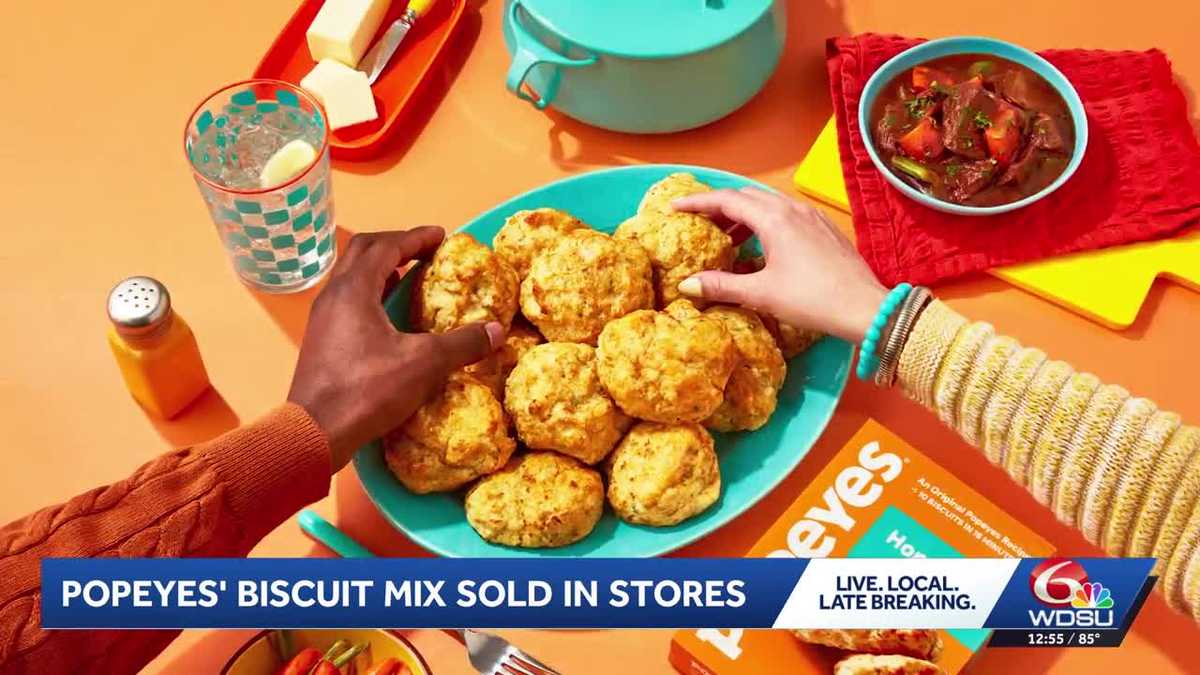 Want a Popeyes biscuit at home? Company now sells the mix at grocery stores