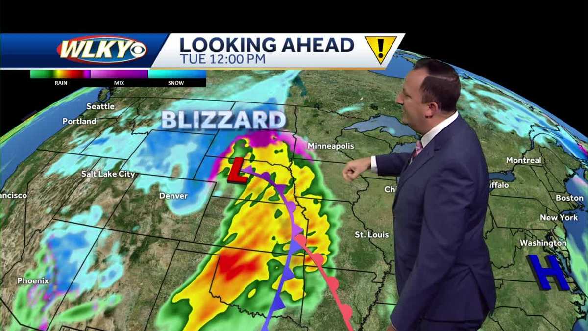 Dry Monday & Tuesday, impact weather arrives Tuesday night