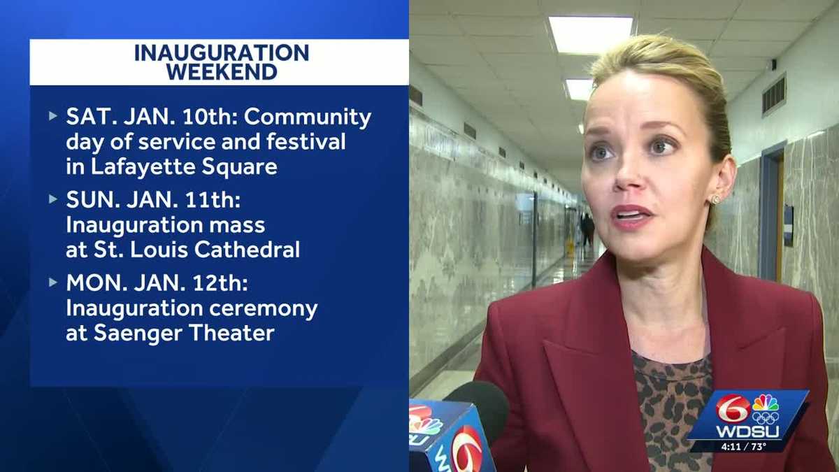 New Orleans mayor inauguration celebration information