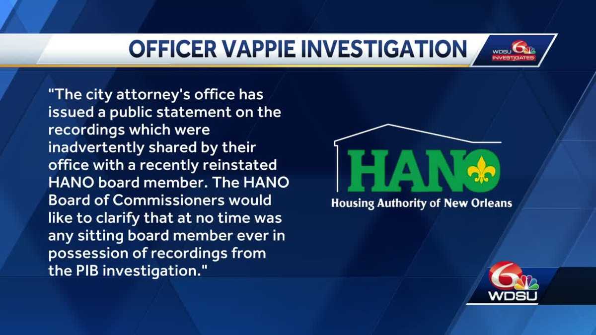 HANO board leaked audio files Jeffrey Vappie