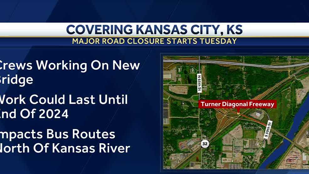 Bridge replacement to impact traffic on the Turner Diagonal in KCK