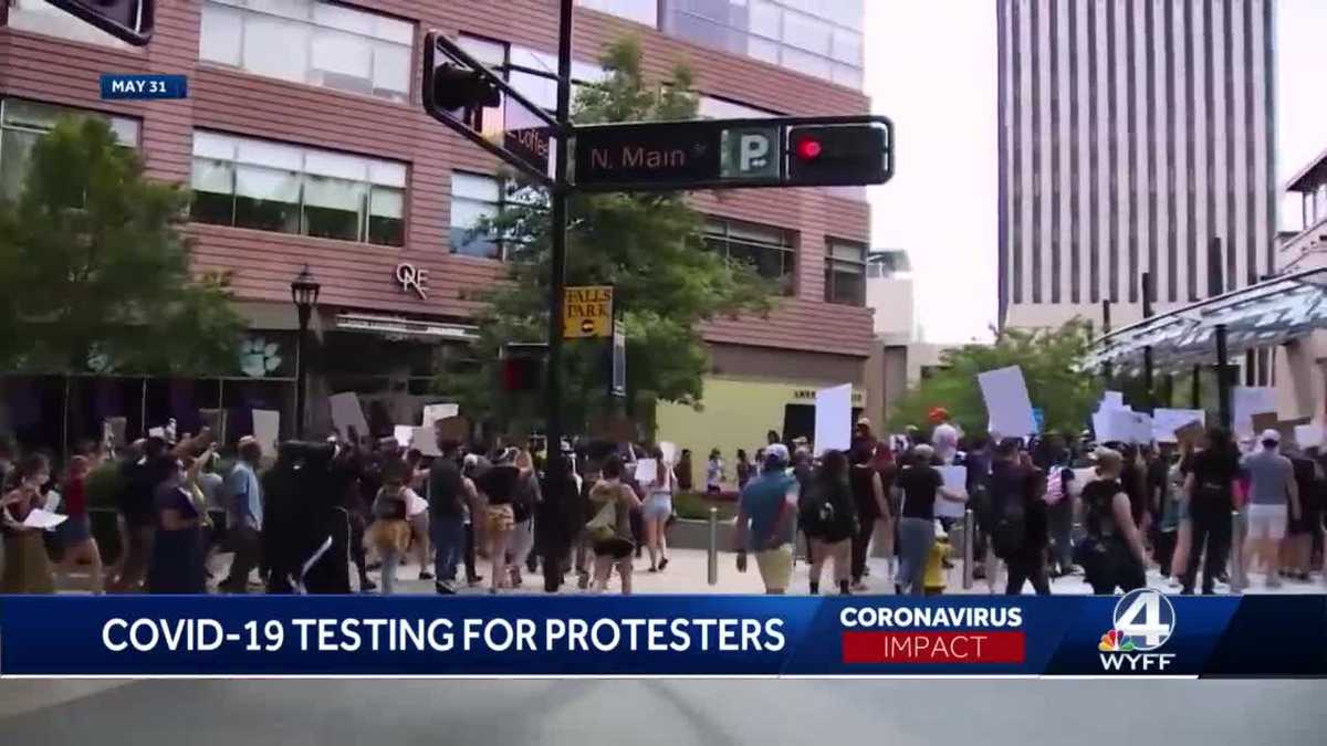 Protest organizer calls on protesters across SC to get tested for COVID-19