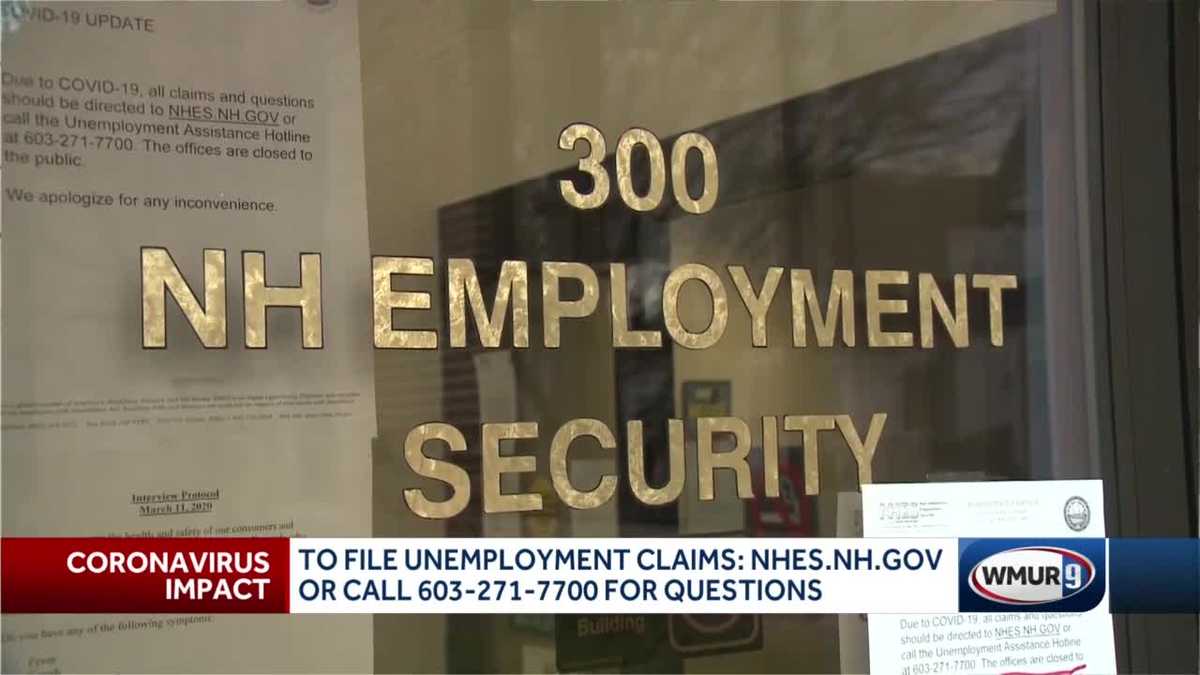 NH unemployment claims can be filed online or at 603-271-7700