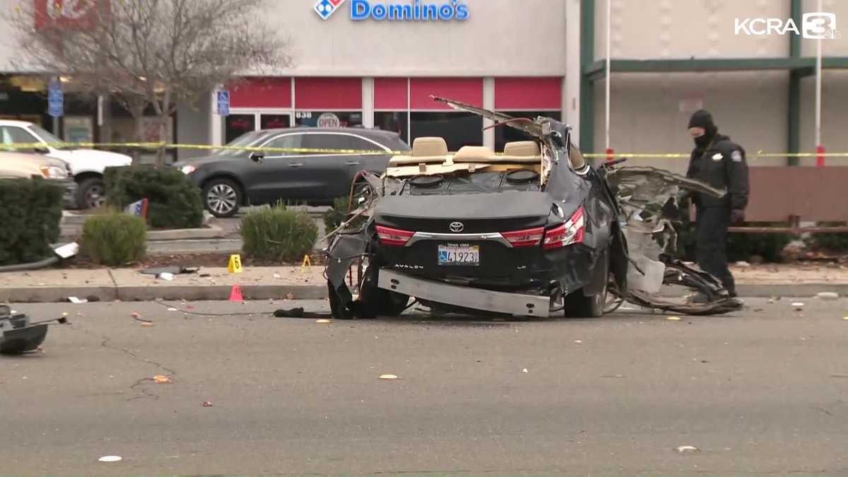 1 killed, 1 arrested after chase with stolen car in Modesto