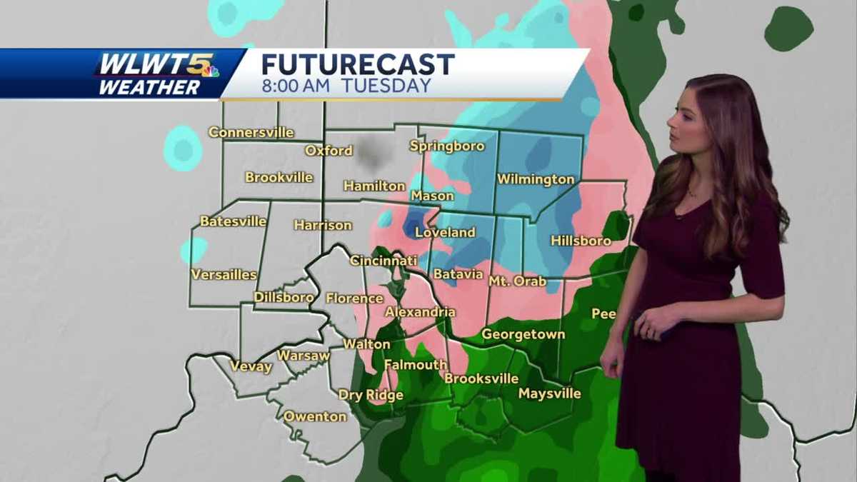 Wintry mix possible Tuesday morning