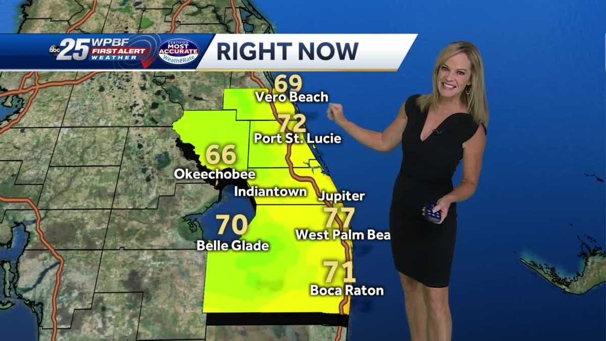 Partly Sunny, Humid Day for South Florida