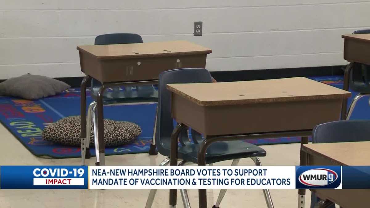 NEA-NH board votes to support mandate of vaccination and testing