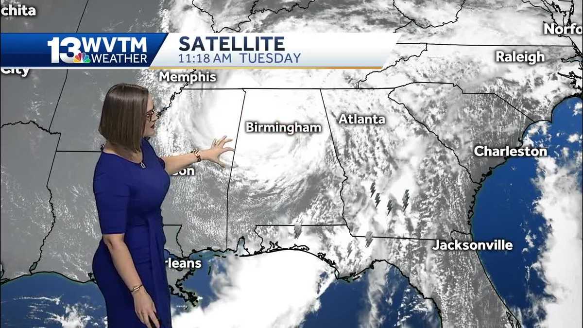 Tracking Alberto in Alabama: Midday update