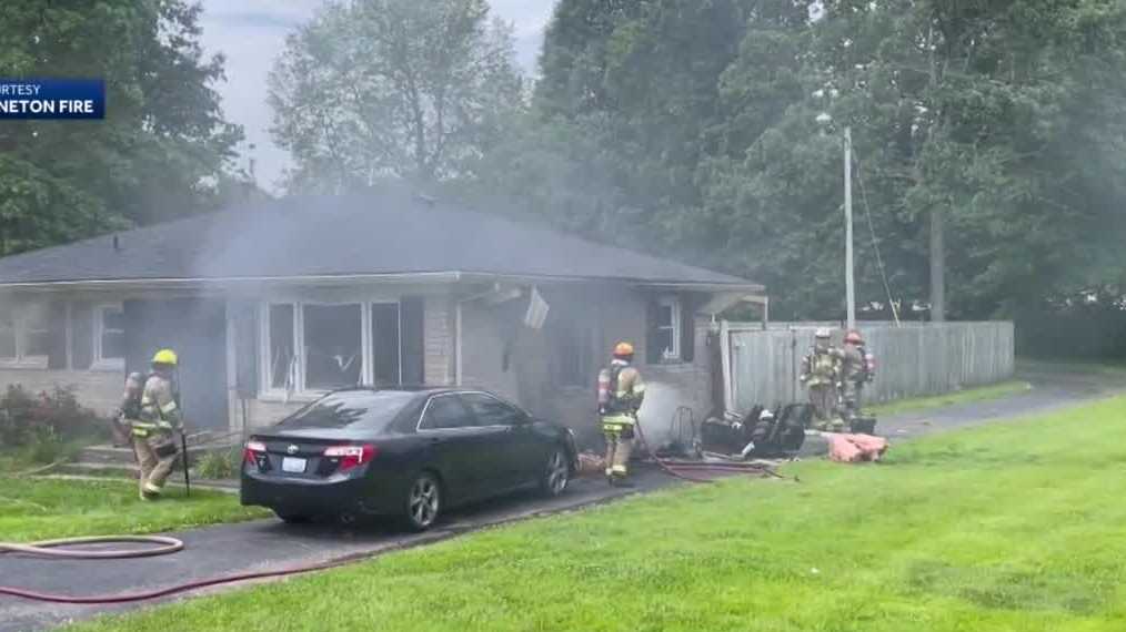 Firefighters work through excessive heat putting out Bullitt County ...