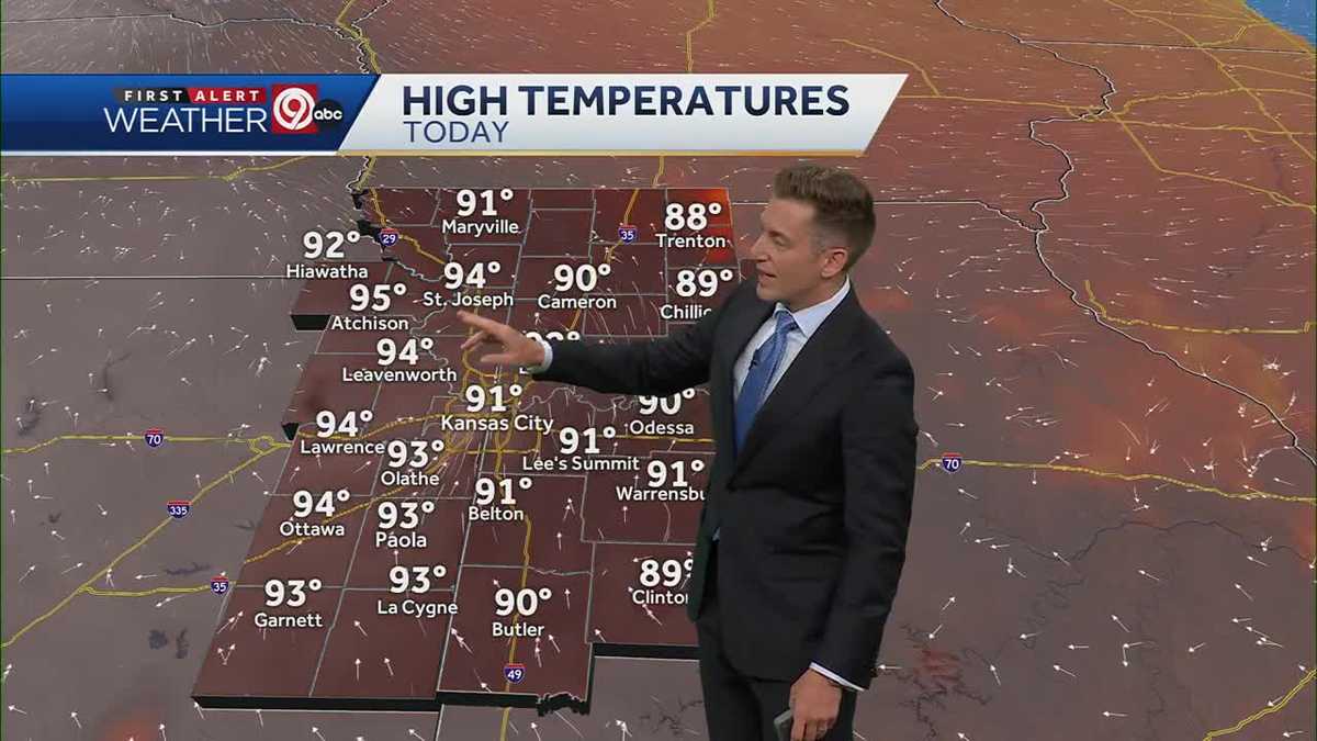 KANSAS CITY WEATHER: Typical summer heat and humidity today