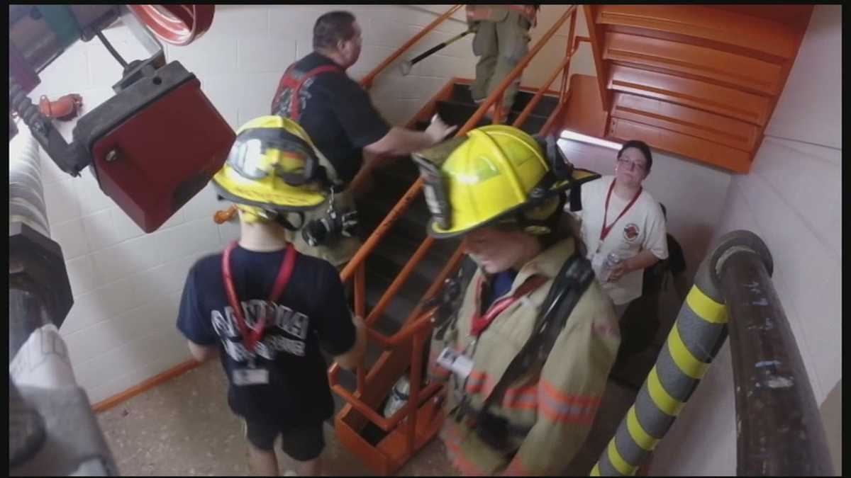 Firefighters Climb Stairs To Remember 911