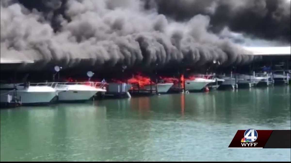 1 injured, at least 12 boats destroyed in dock fire at Portman Marina ...