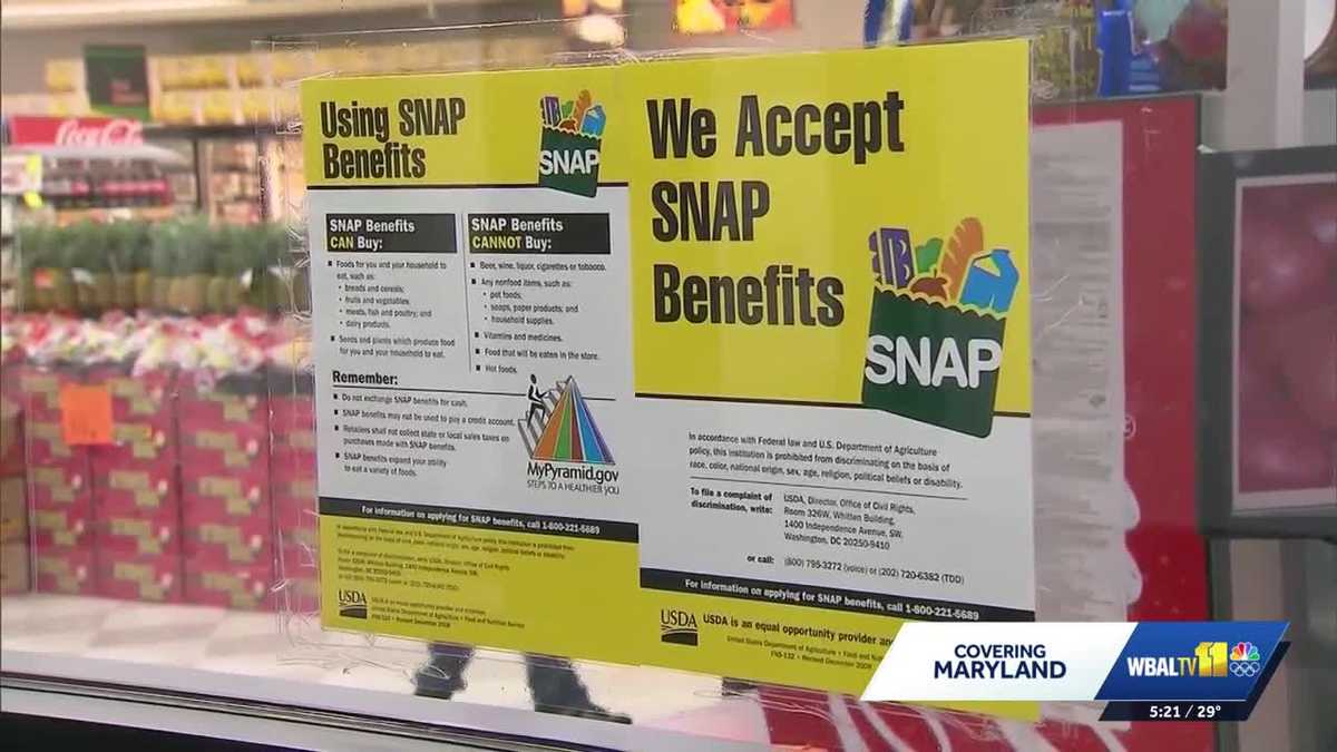 Maryland SNAP recipients face new, tougher work requirements
