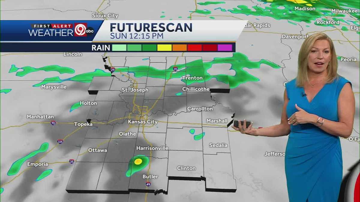 Saturday is warm and muggy