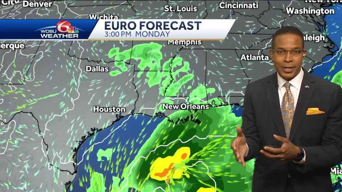 A cold and wet Monday