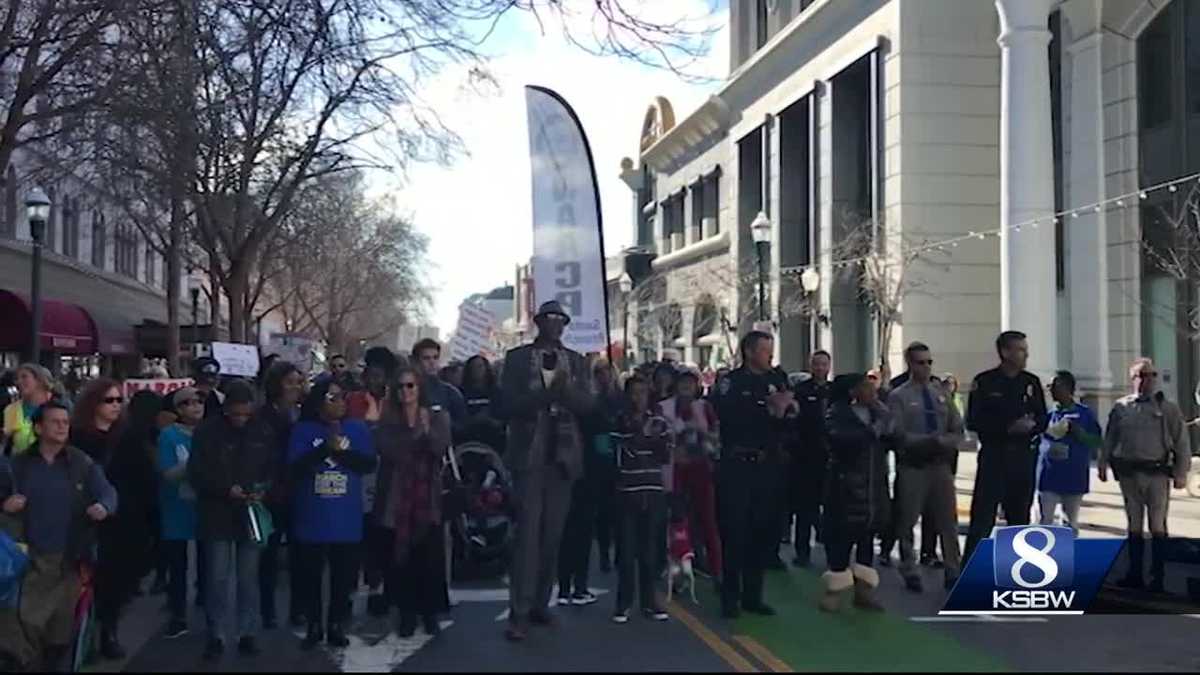 NAACP and Santa Cruz police cohost Martin Luther King Jr. march