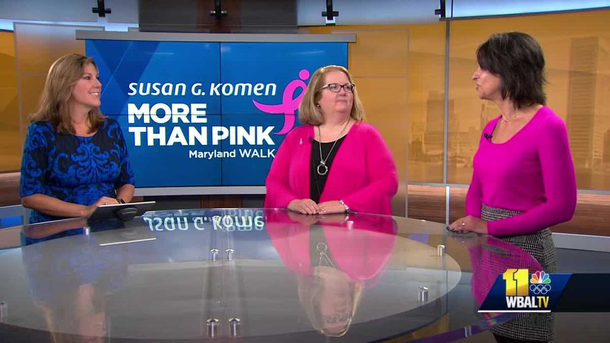 The Susan G. Komen foundation sponsors the 'More Than Pink' walk