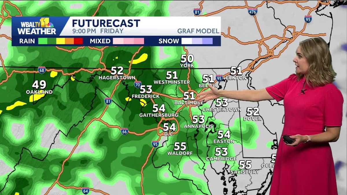 Tracking Rain on Friday Night