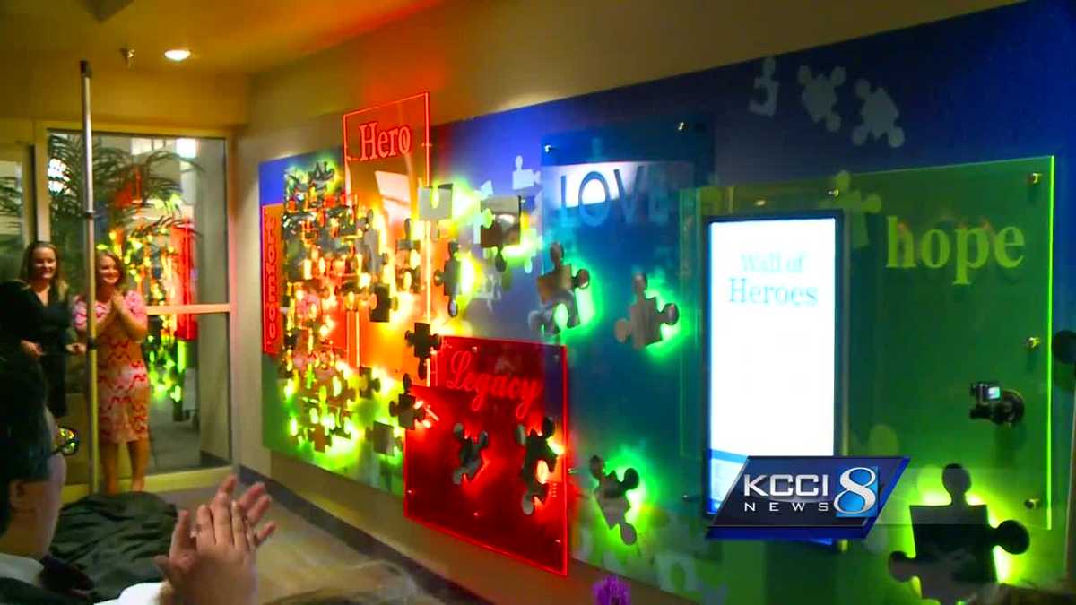 Iowa Methodist Medical Center unveils new Wall of Heroes