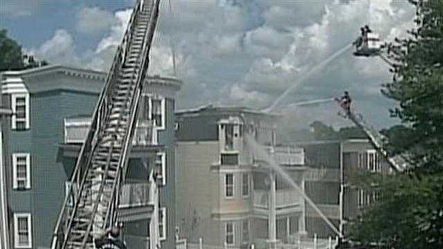 4 firefighters among six injured in Dorchester fire