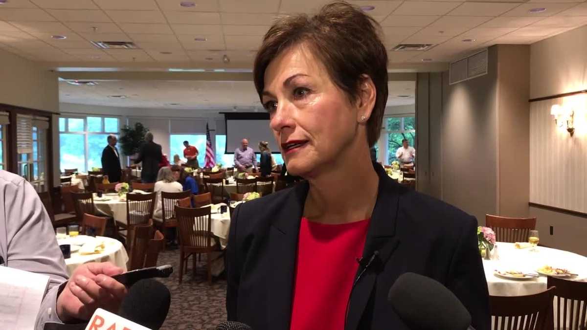 Iowa governor chokes up relaying call with Tibbetts' mother