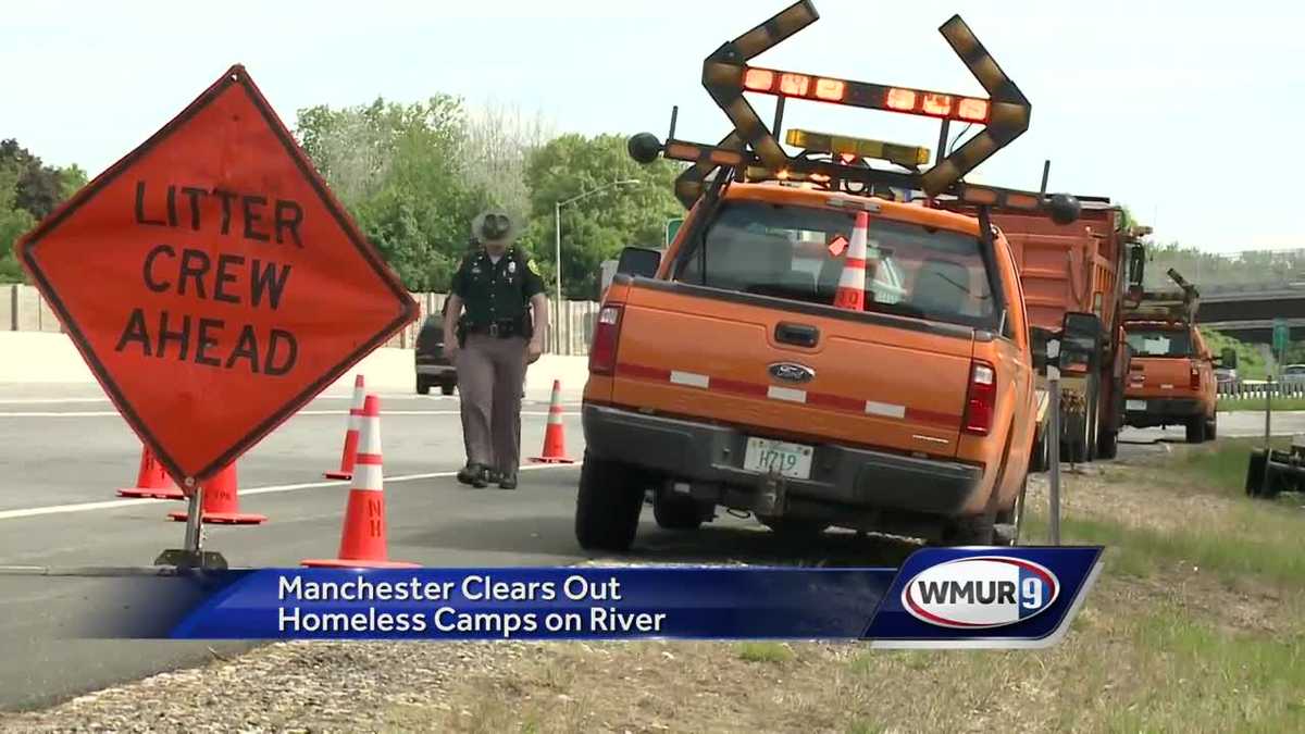 Homeless camps cleared out in Manchester