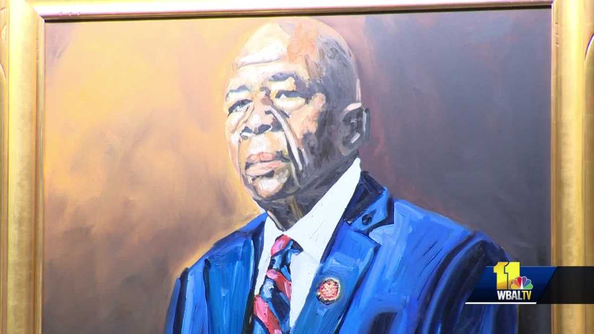 Baltimore artist's Elijah Cummings portrait unveiled