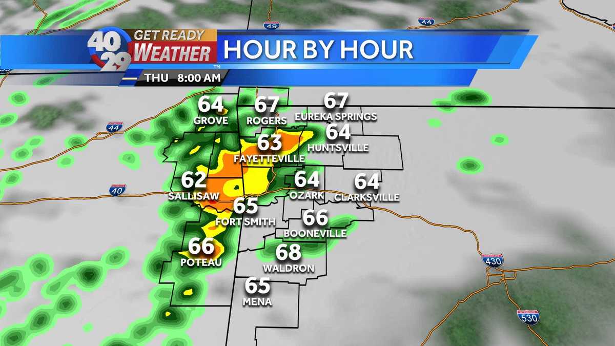 4029 AM Thursday Hour by Hour Forecast Nov. 5th