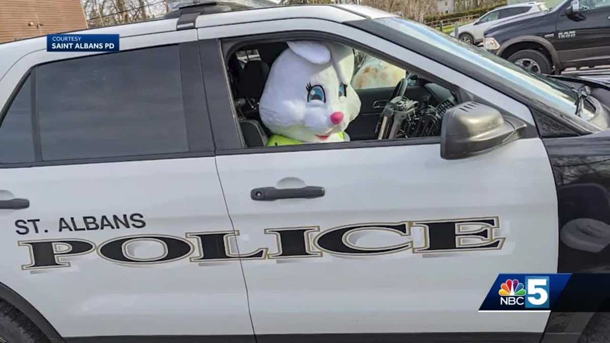 Saint Albans Police Department spreading Easter cheer