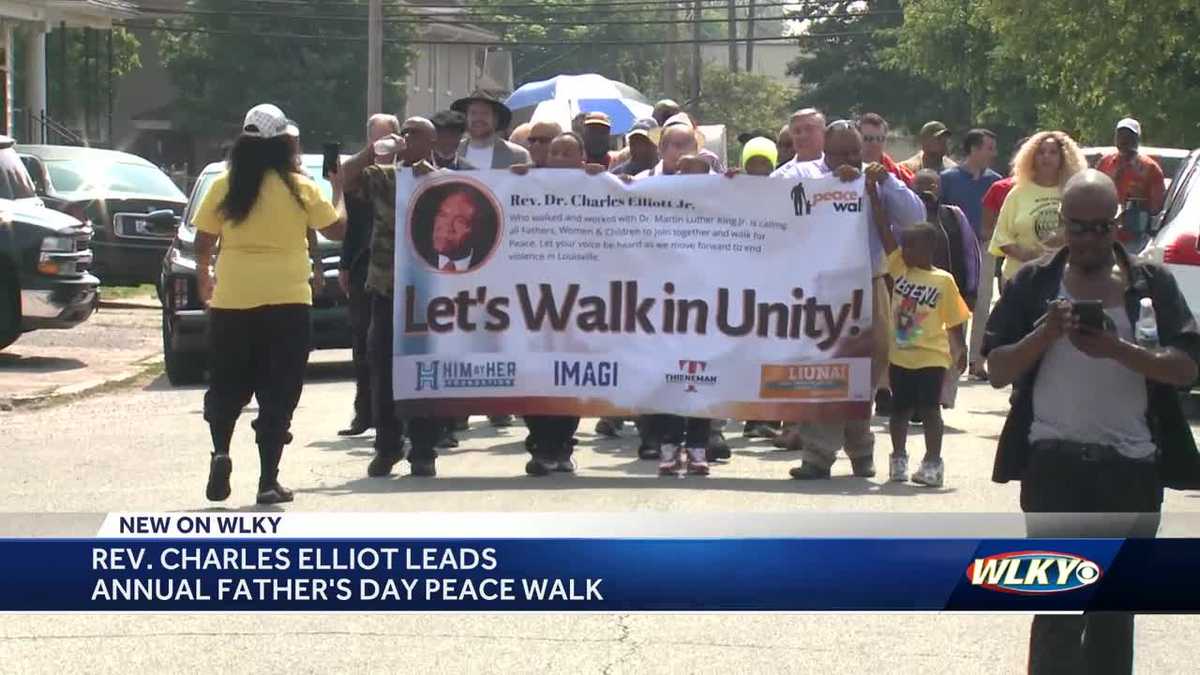 Louisville pastor and activist leads dozens on peace walk