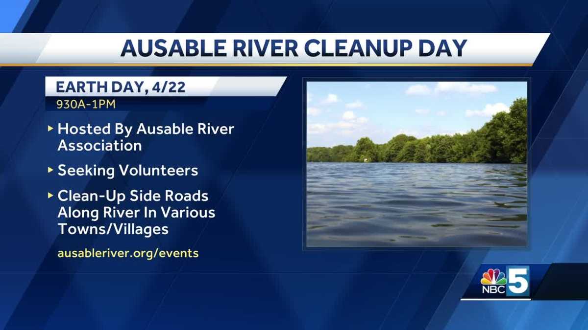 Ausable River cleanup scheduled for Earth Day