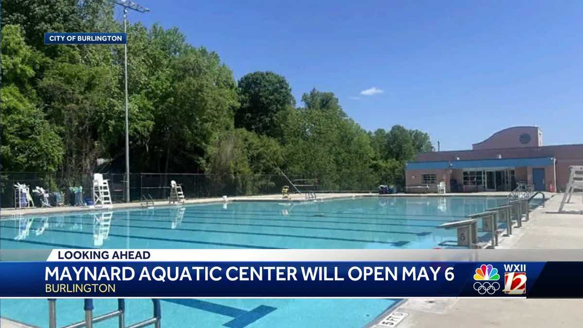 North Carolina: Burlington's Maynard Aquatic Center opening for the ...