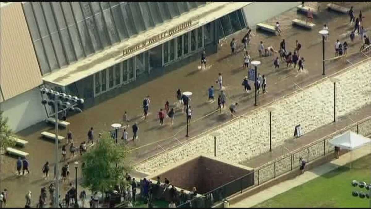 Flooding on campus