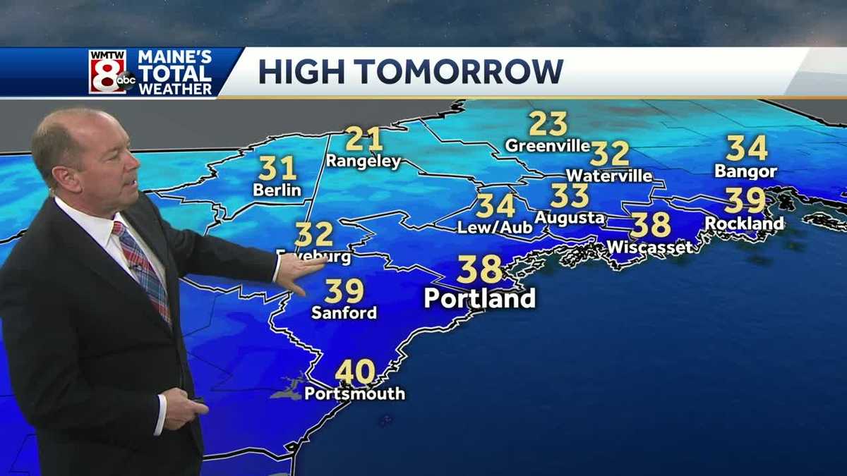 Milder temperatures will lead to midweek melting
