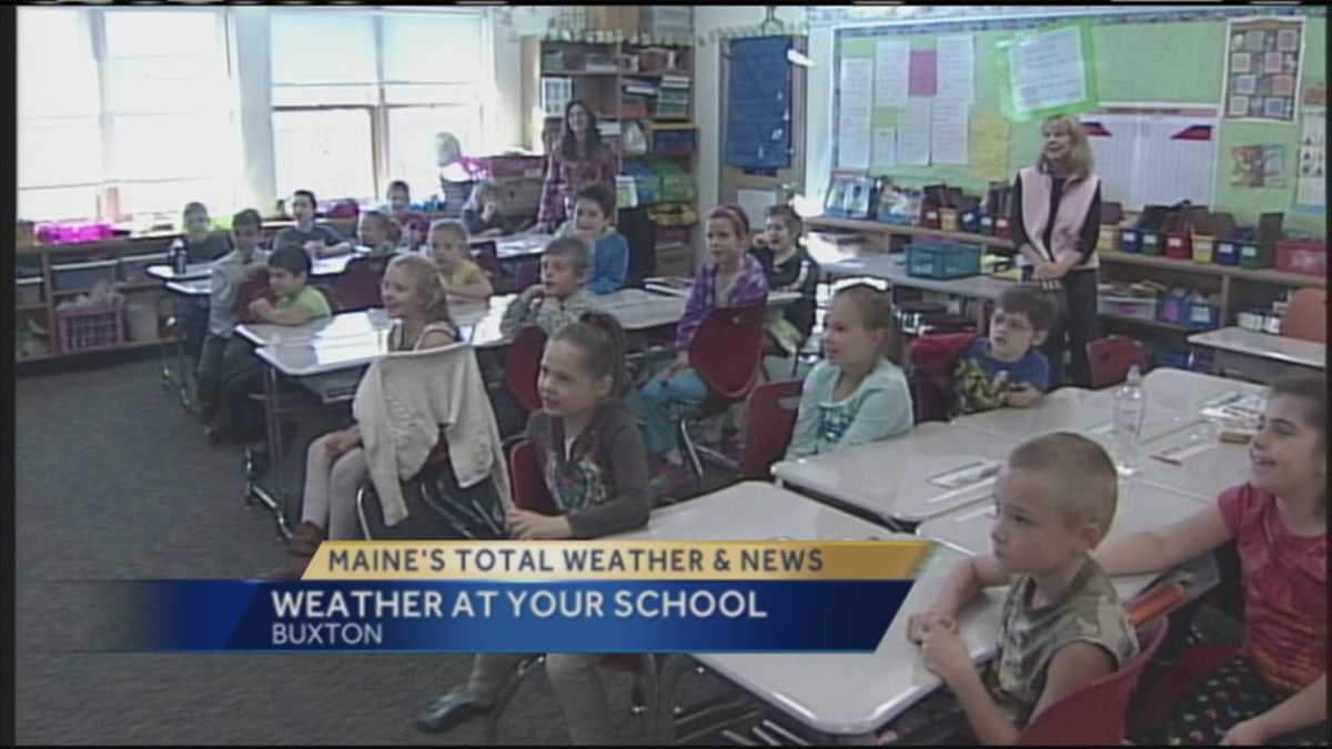 Mallory Brooke visits Buxton Central Elementary School