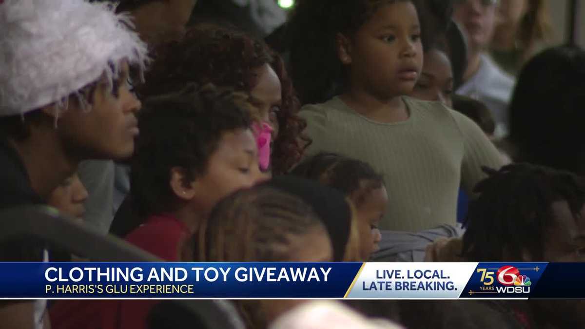 Clothing and toy giveaway bringing holiday cheer to families in Kenner