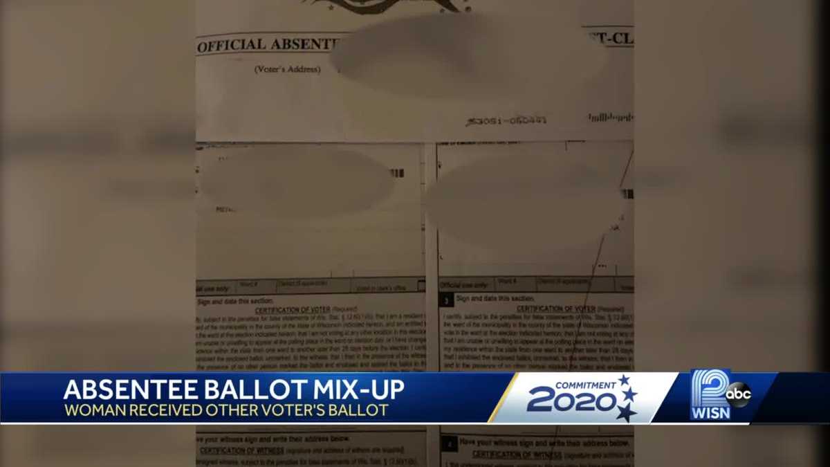 Woman says she received completed absentee ballot belonging to another ...