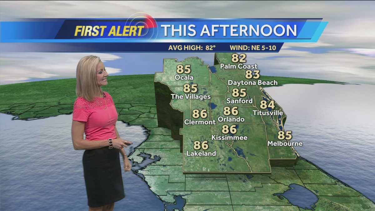 Dry, warm Friday