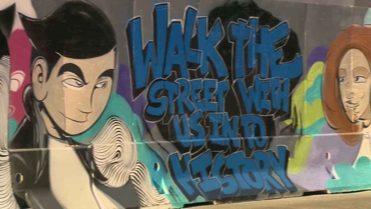 City of Stockton gets unusual burst of colors