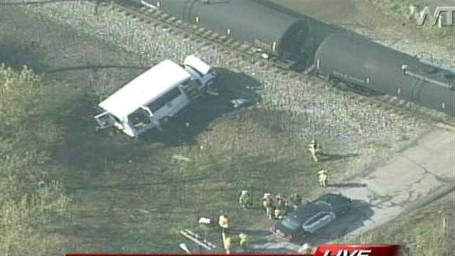 BART Bus vs Train Crash in Butler County