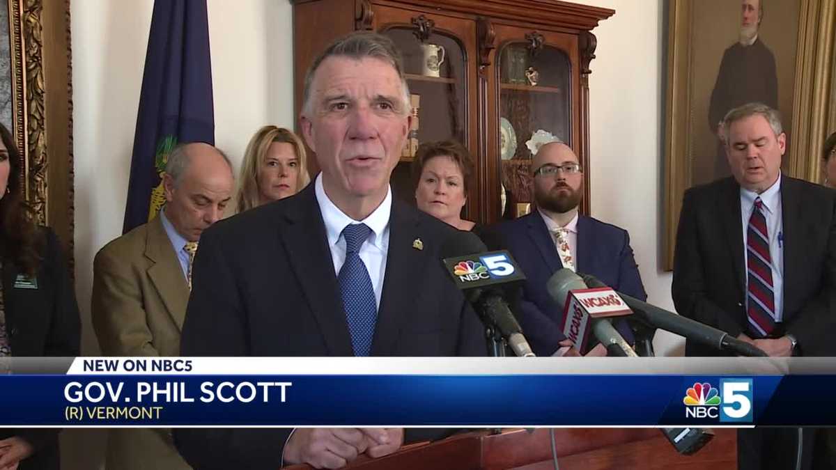 Gov. Phil Scott expresses his concerns with the house's proposed budget