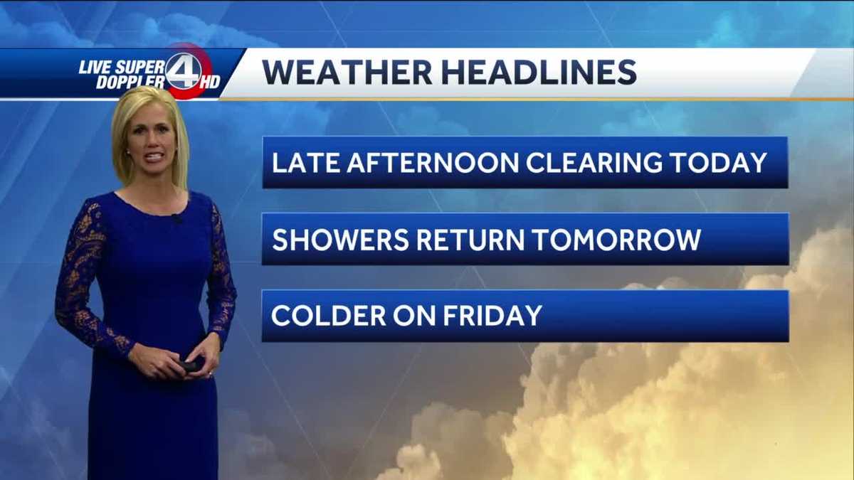 Videocast: New timing for rain and snow tomorrow