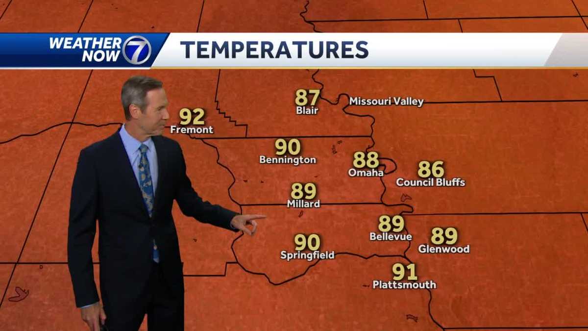 Monday 4pm September 19 Omaha weather forecast
