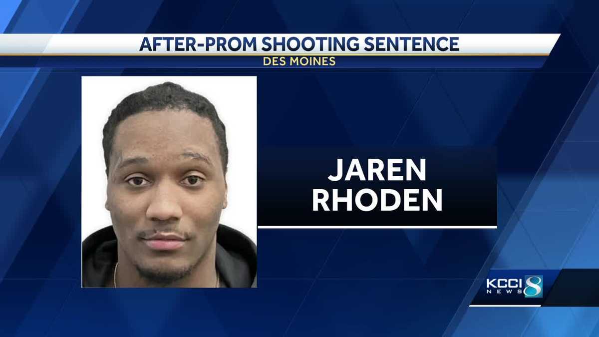 Man sentenced in Des Moines after-prom shooting