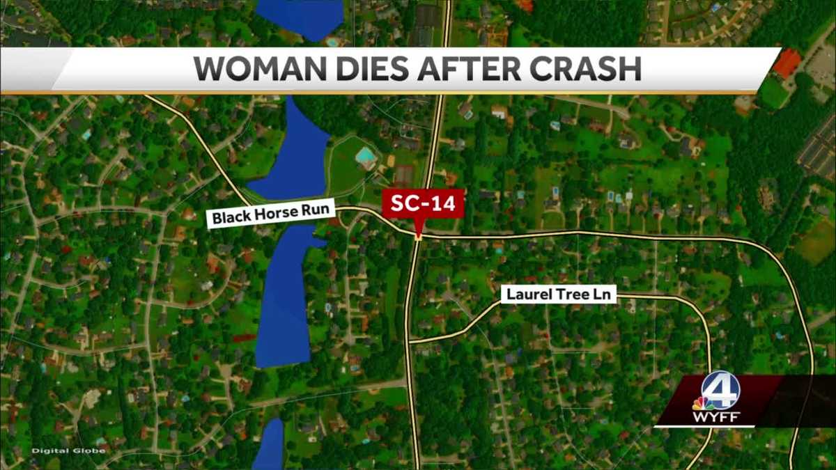 Woman Dies After Crash In Greenville County Coroner Says