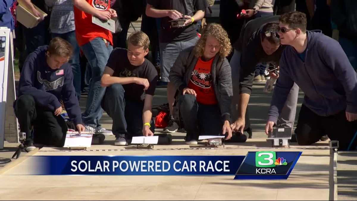 HS students put skills to the test in SMUD solar power car race